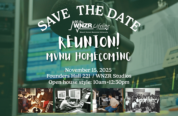 Marcy talks with two MVNU Alumni for Homecoming! – Rise and Shine